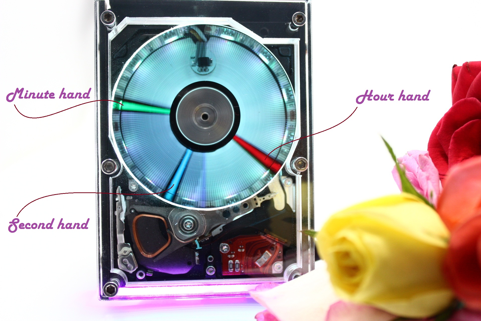 HDD Clock: Cool CLOCK from Hard drive | Indiegogo