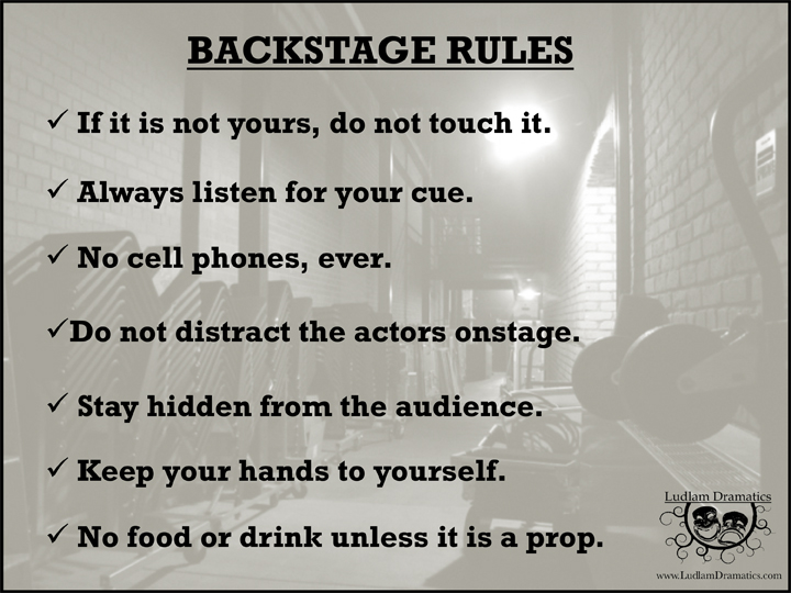 Theatre Class Rules at Don Casteel blog