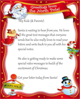Personalized Video Message from Santa for Kids | Indiegogo