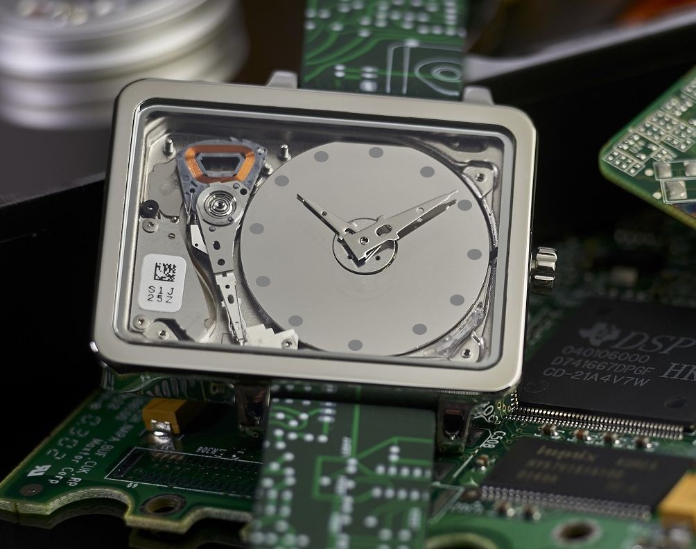 HDDWatches. The geek watch made out from a HDD | Indiegogo