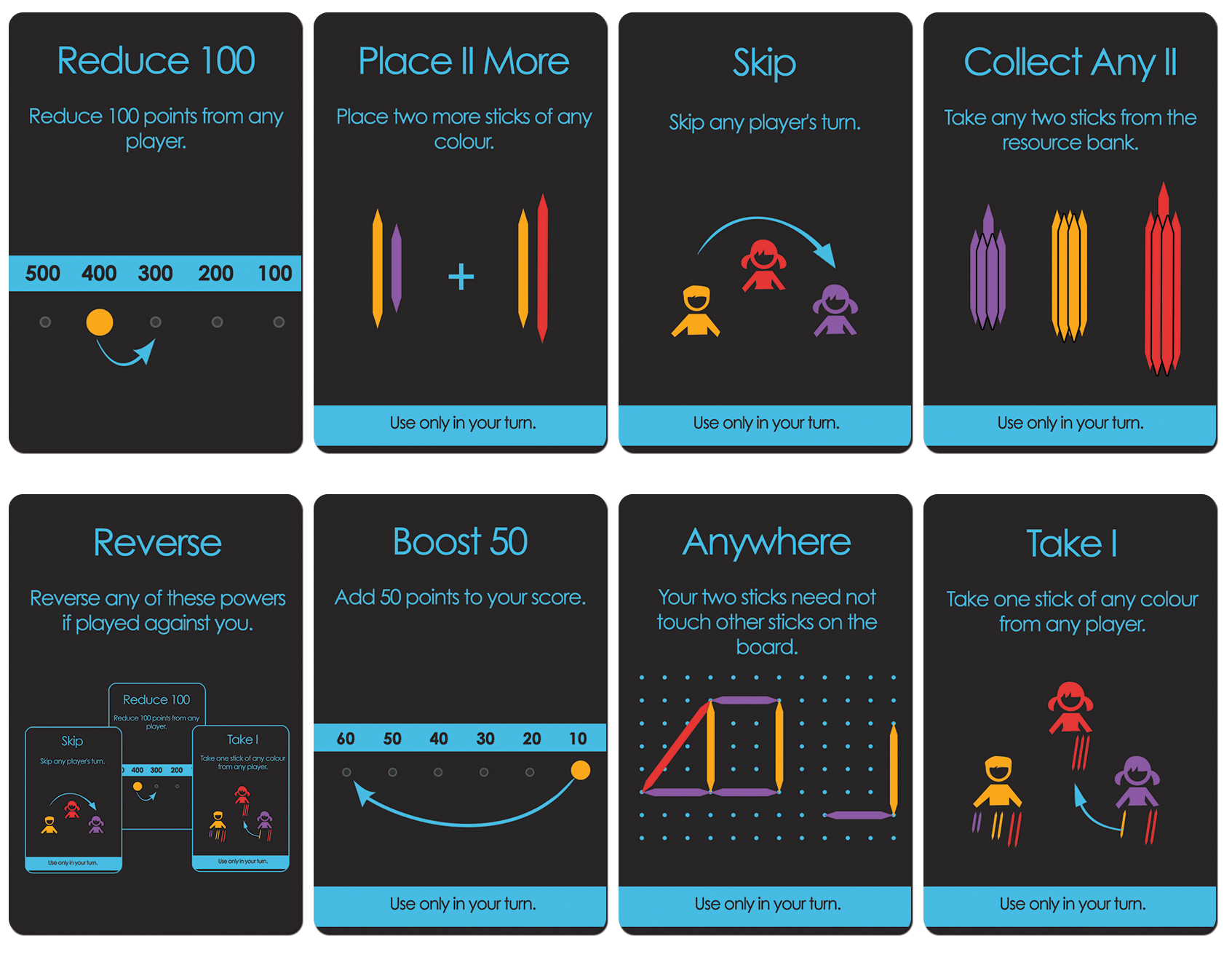 THREE STICKS: A highly creative board game! | Indiegogo