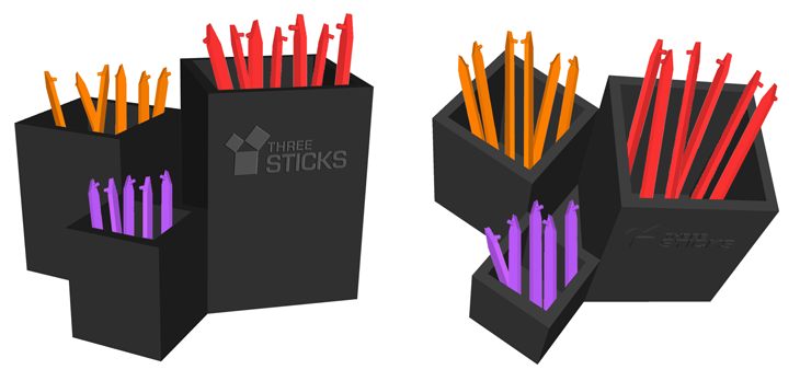 THREE STICKS: A highly creative board game! | Indiegogo