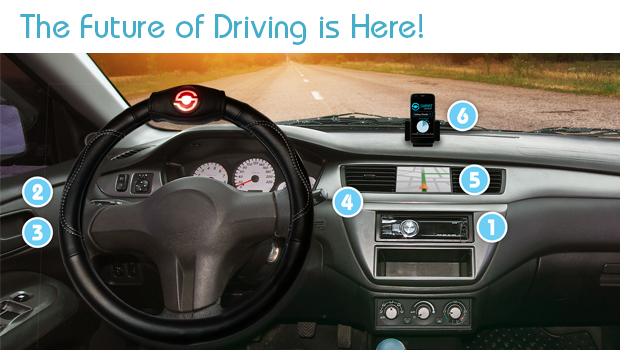 SMARTwheel Turn Any Steering Wheel Into a Touchpad | Indiegogo