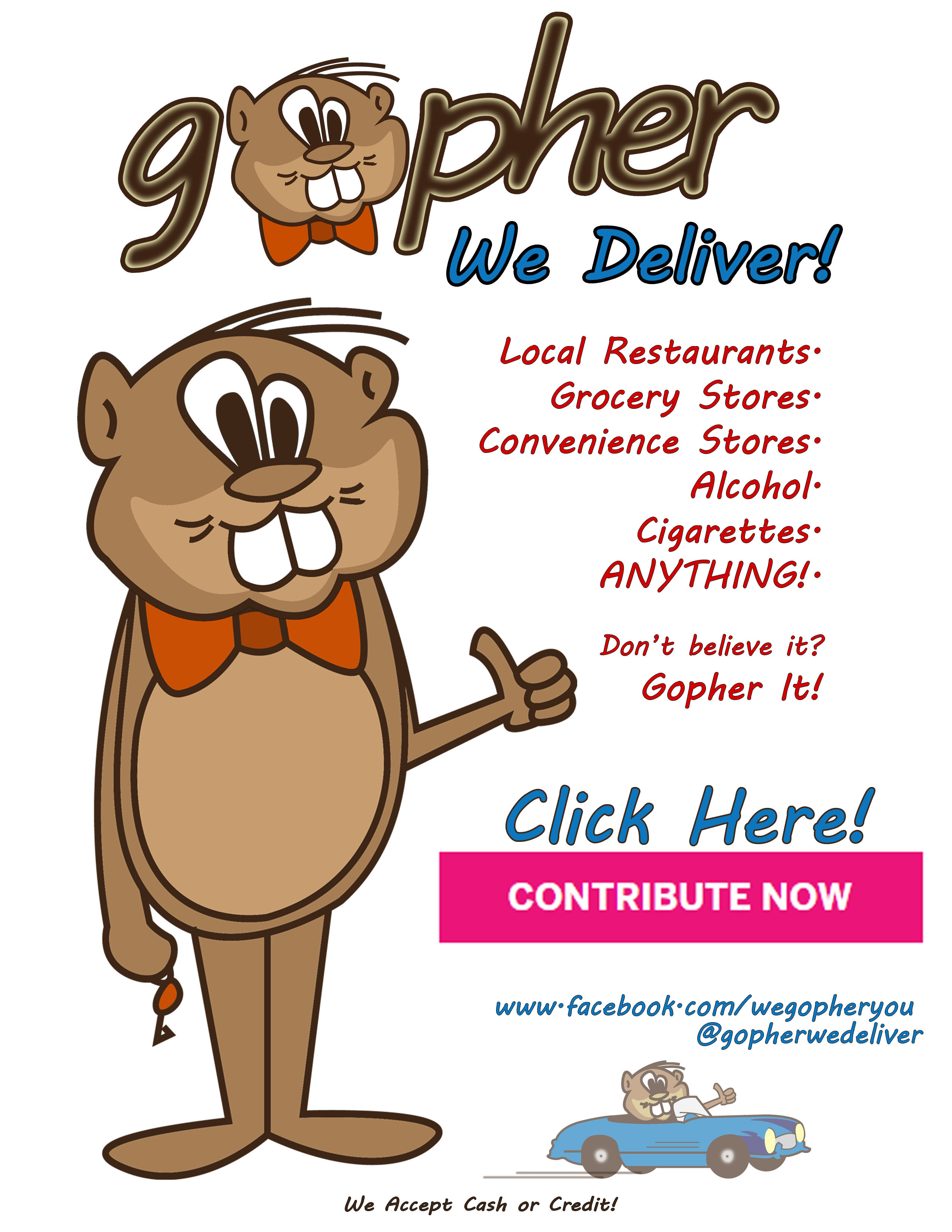 Gopher Personal Delivery | Indiegogo