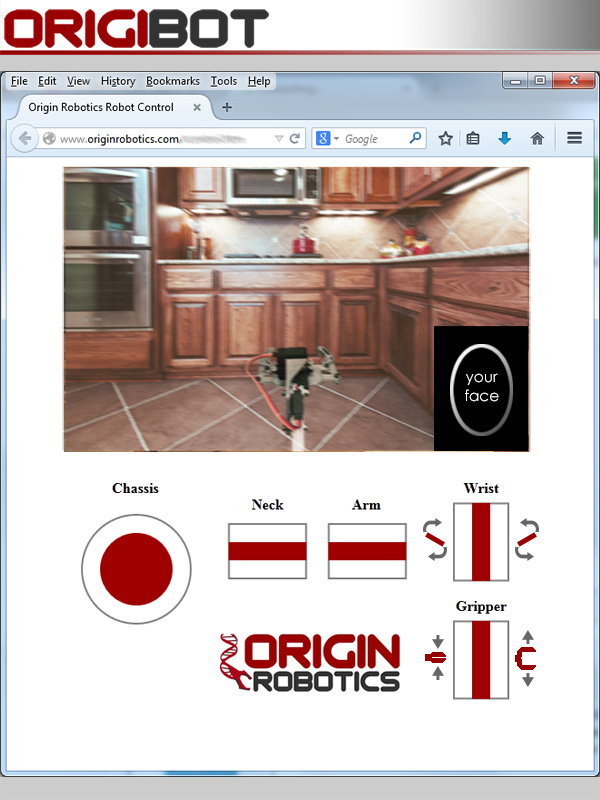 ORIGIBOT: Remote Telepresence Robot w Gripper | Indiegogo