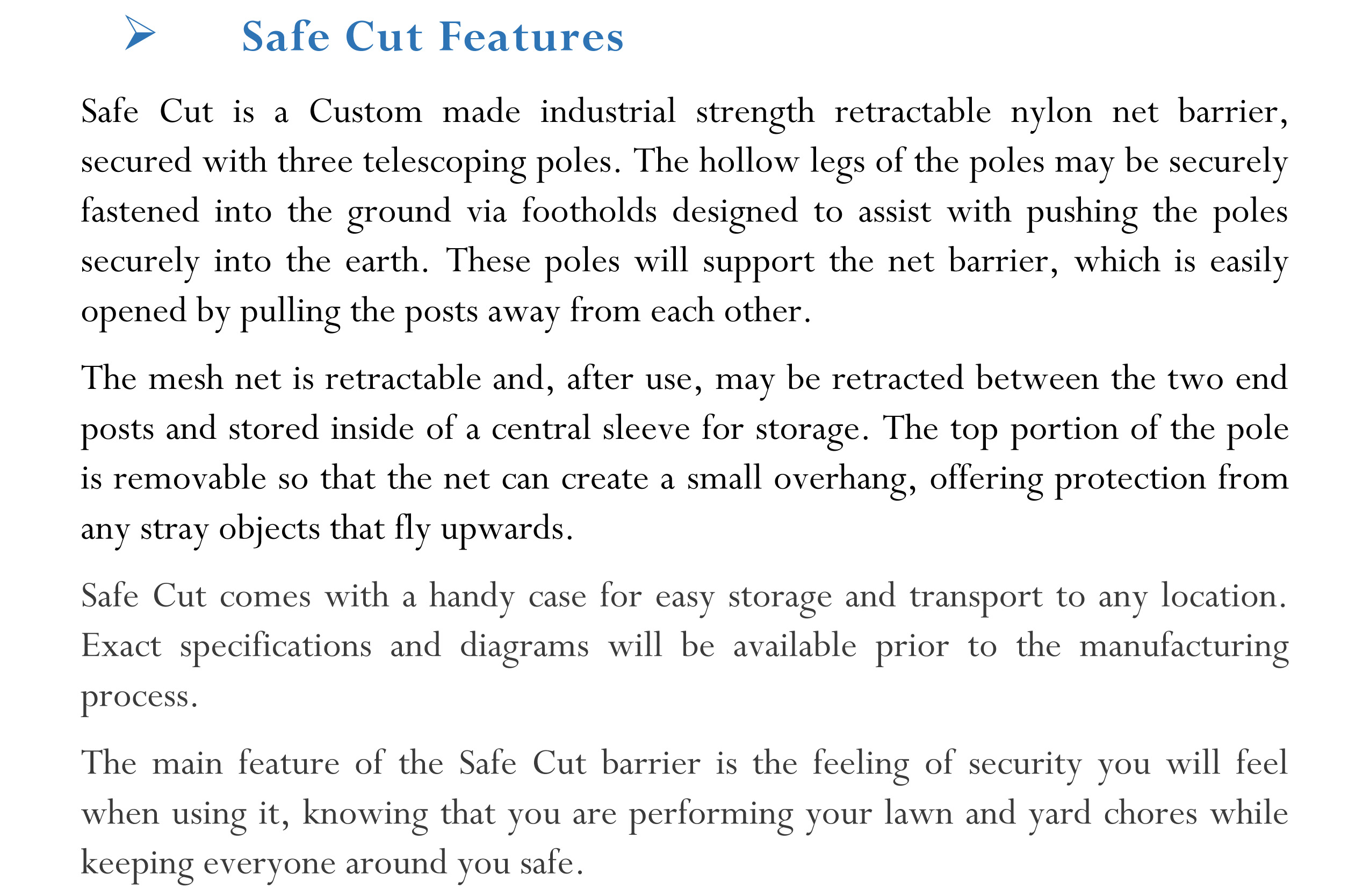 Safe Cut: Injury Free Lawn Mowing | Indiegogo