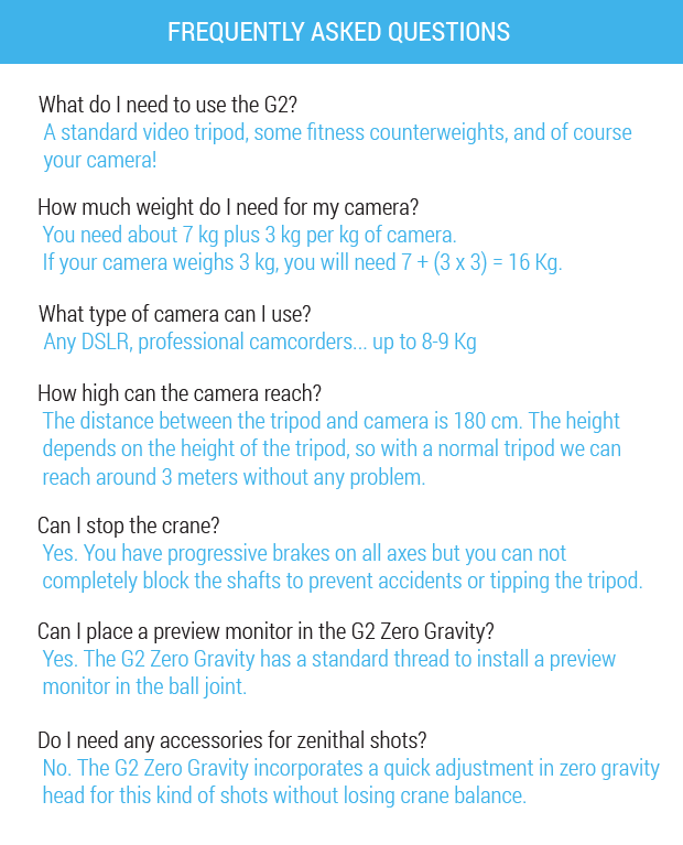 G2 Zero Gravity Crane... On earth? | Indiegogo