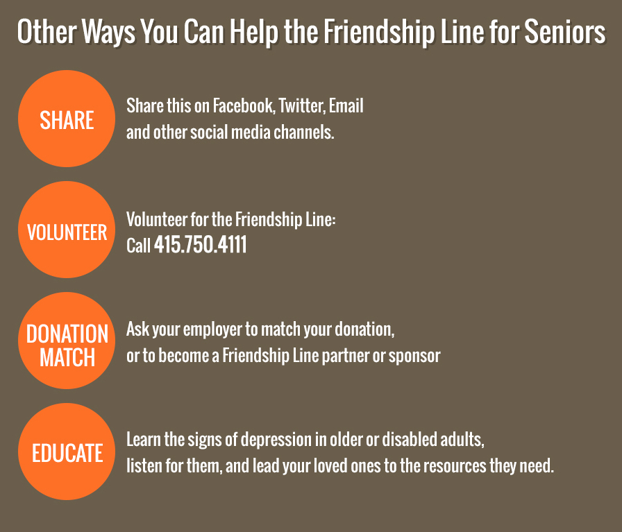 Institute on Aging - Friendship Line | Indiegogo