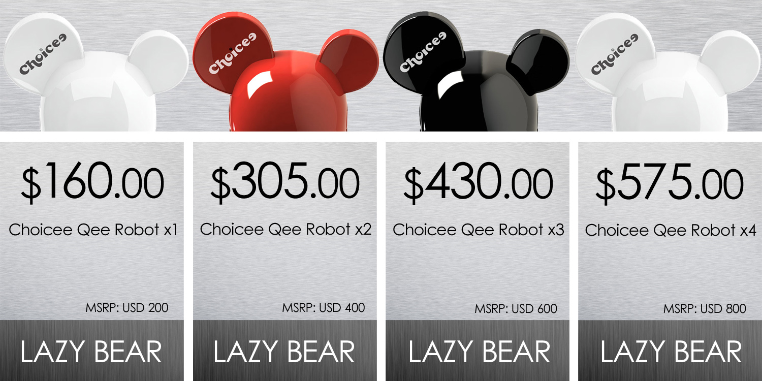 Choicee Qee Robot | Indiegogo