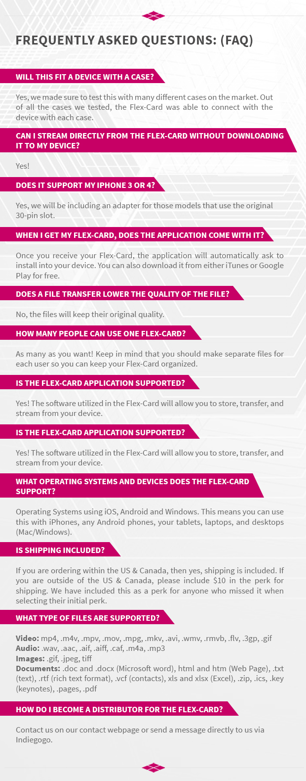 Flex-Card: Universal Flash Drive for All Devices | Indiegogo