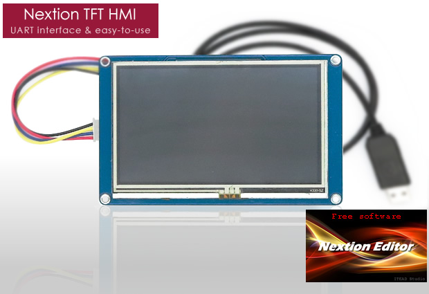 Nextion: a cost-effective high-performance TFT HMI | Indiegogo