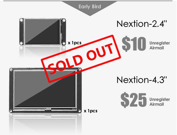 Nextion: a cost-effective high-performance TFT HMI | Indiegogo