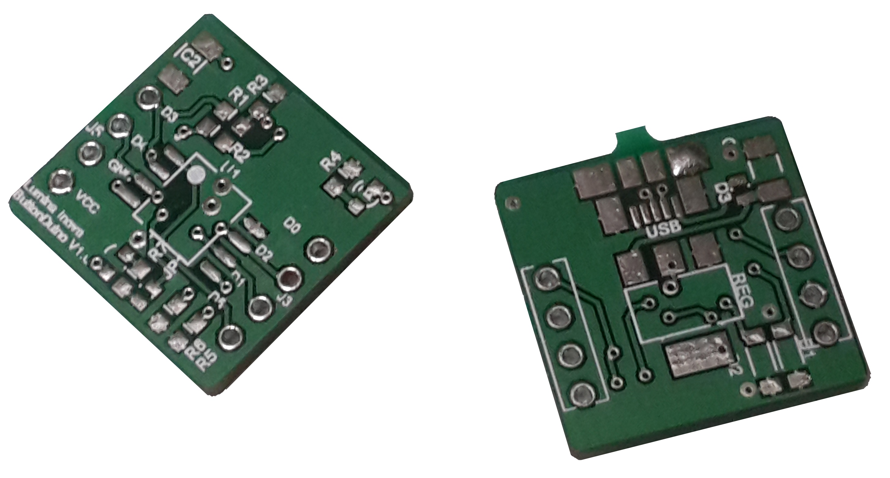 ButtonDuino - A Button-Sized Breadboard Mountable Arduino | Indiegogo