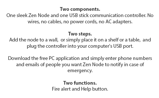 Zen Node - the first monitoring appliance to up-smart your home | Indiegogo