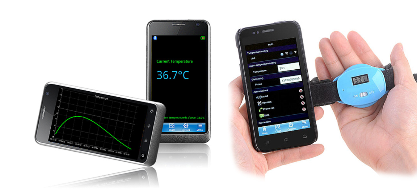 iSense: Smartphone body temperature sensor and alarm | Indiegogo