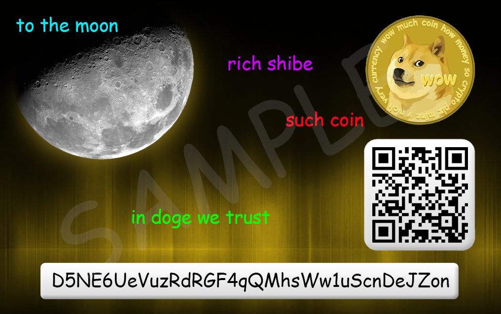 Dogecoin Backup Card Wallet | Indiegogo