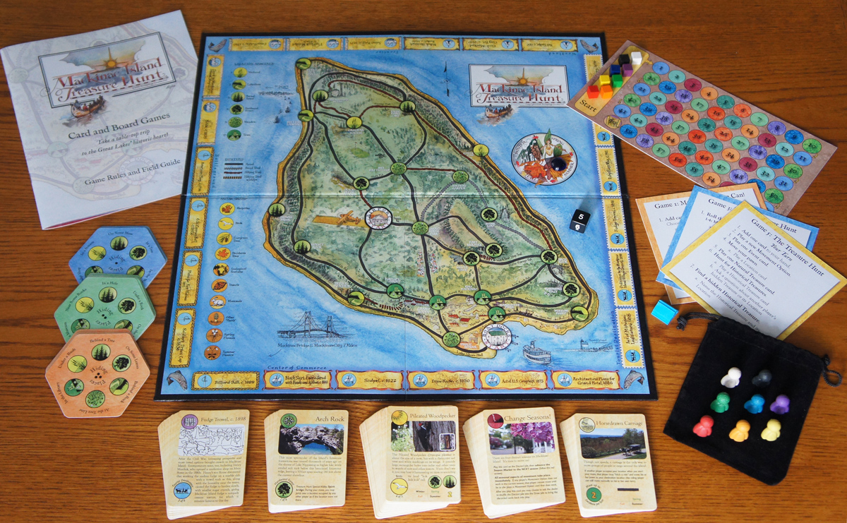 Mackinac Island Treasure Hunt Card and Board Games | Indiegogo