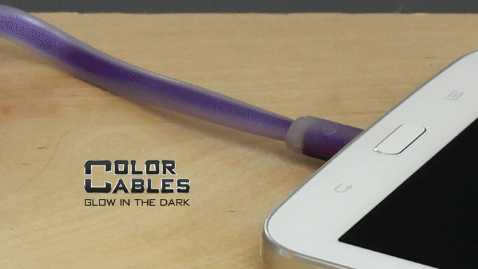 Color Cables: Glow in the Dark, Charge & Sync Cables | Indiegogo