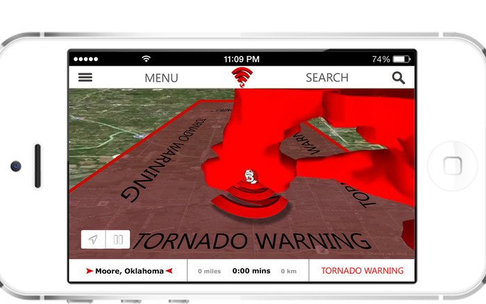 Tornado GPS & 3D Radar | Indiegogo