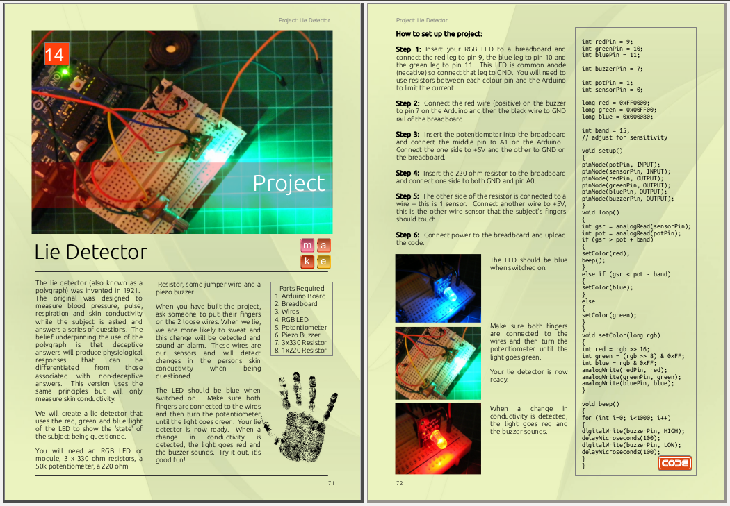Arduino Project Handbook | Indiegogo