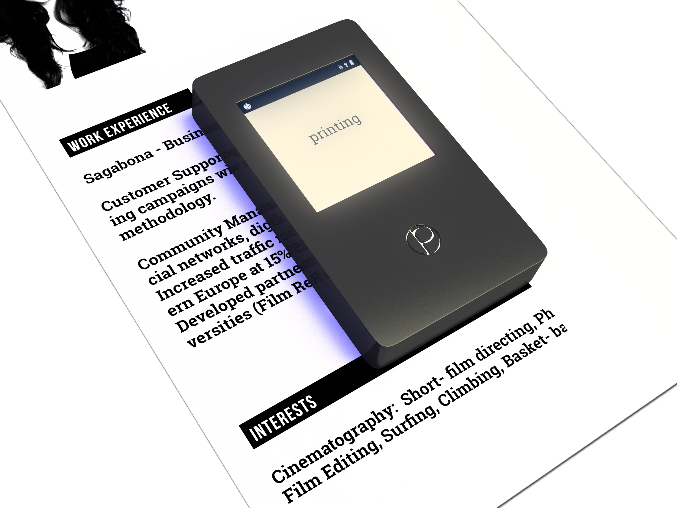 PPrintee, the Mini Robot Pocket Printer | Indiegogo