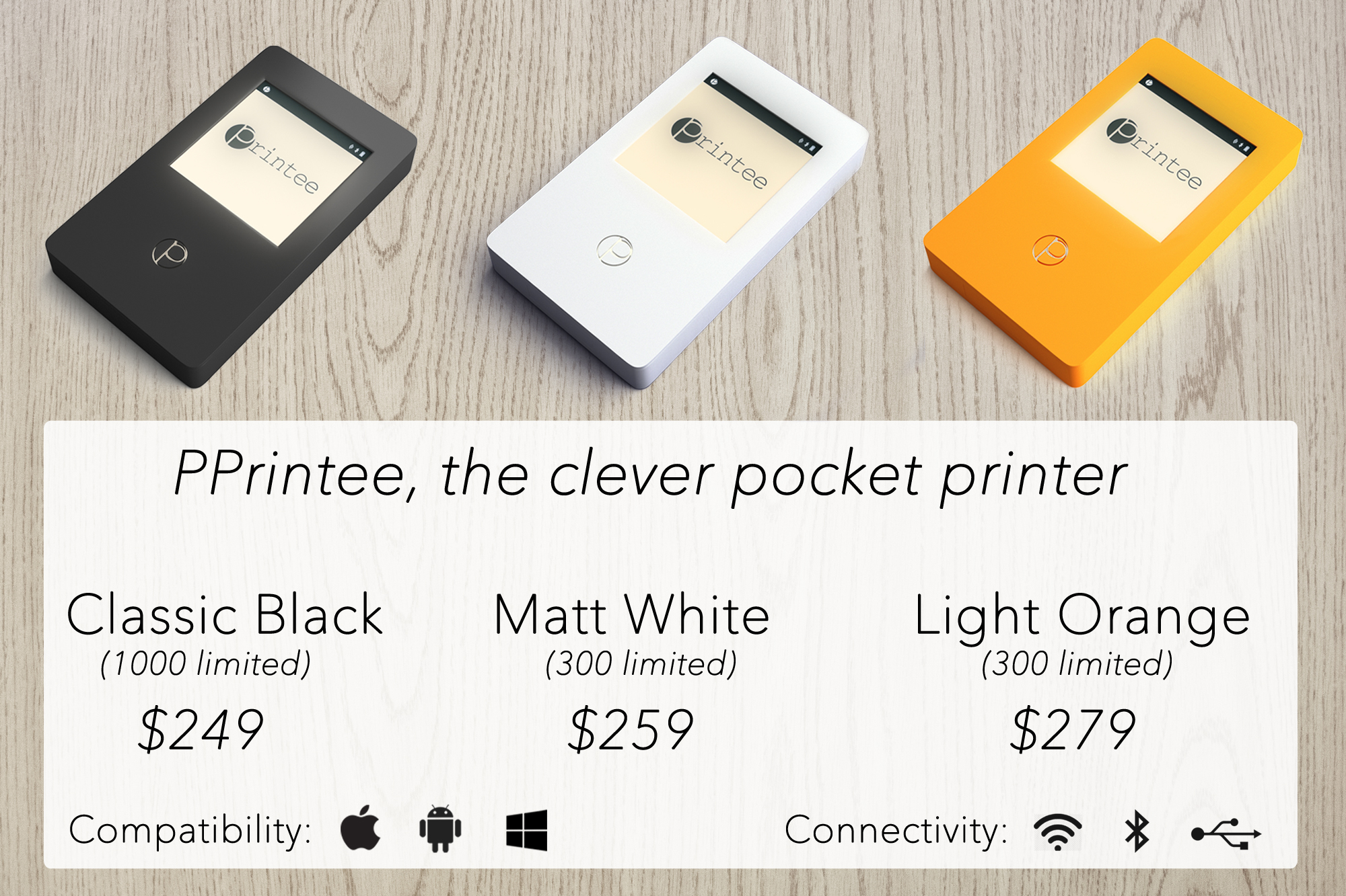 PPrintee, the Mini Robot Pocket Printer | Indiegogo