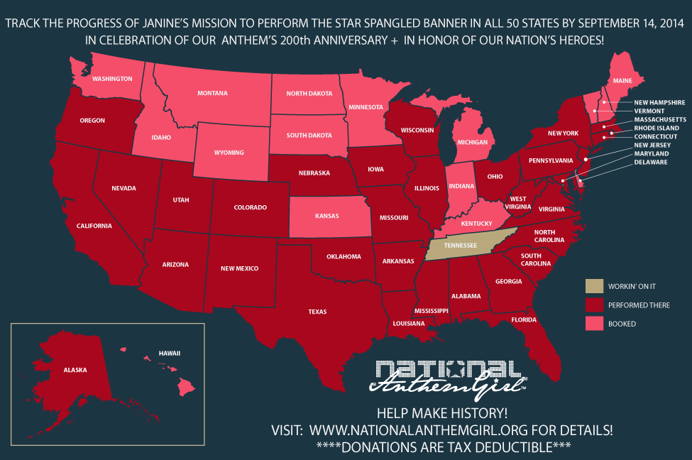 Singing Our National Anthem in All 50 States by 9.14.14 | Indiegogo