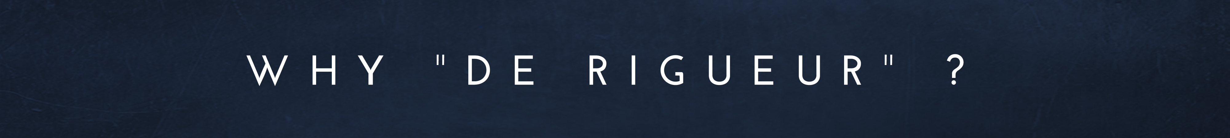 De Rigueur, French Handmade leather accessories | Indiegogo