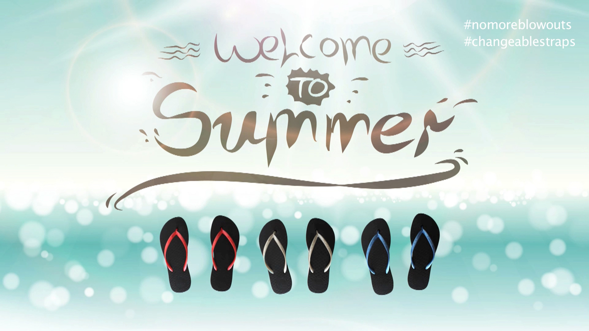 Interchangeable Flip Flops with No More Blow Outs! | Indiegogo