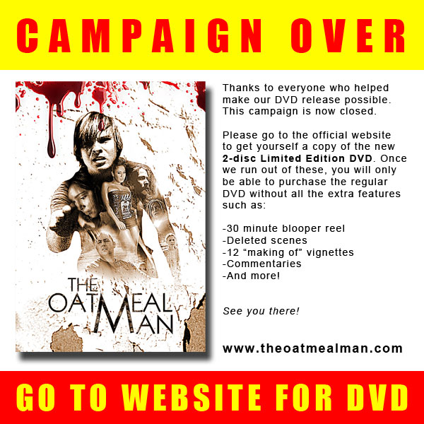 The Oatmeal Man | Indiegogo