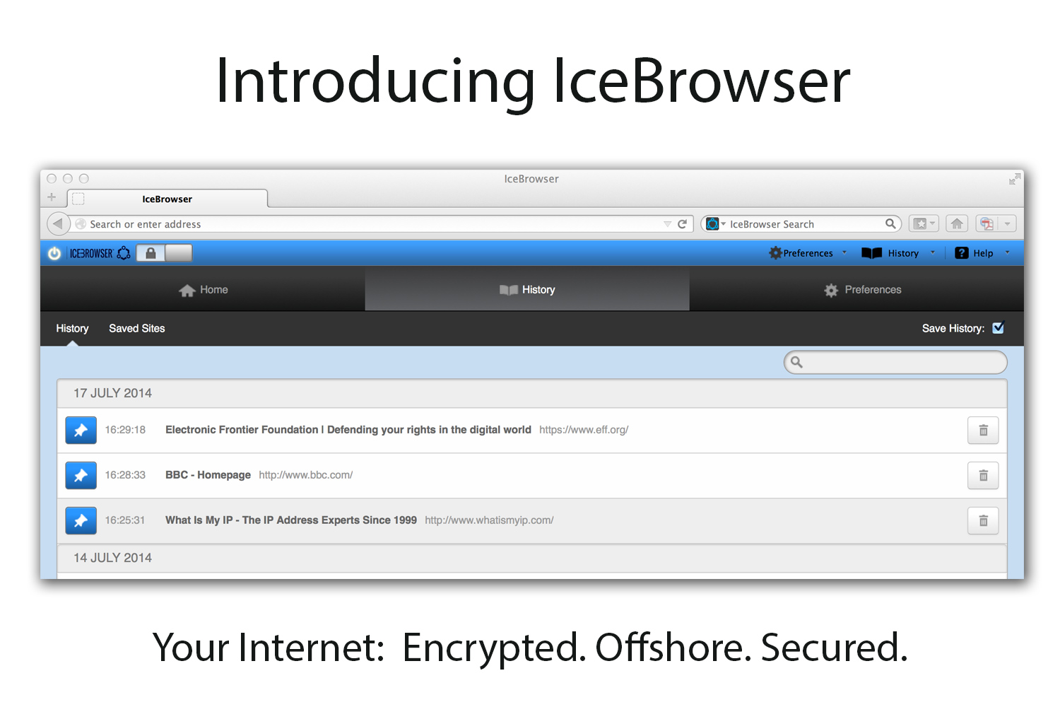 IceBrowser | Indiegogo