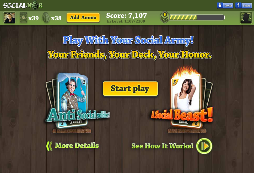 Social War Game and a Social Gaming Platform | Indiegogo