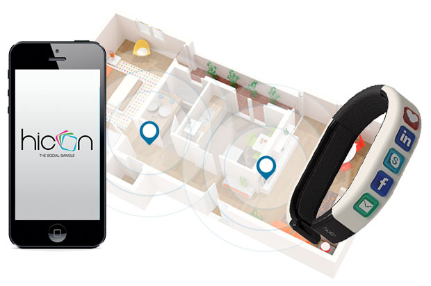 Hicon is all your social networks, made wearable! | Indiegogo