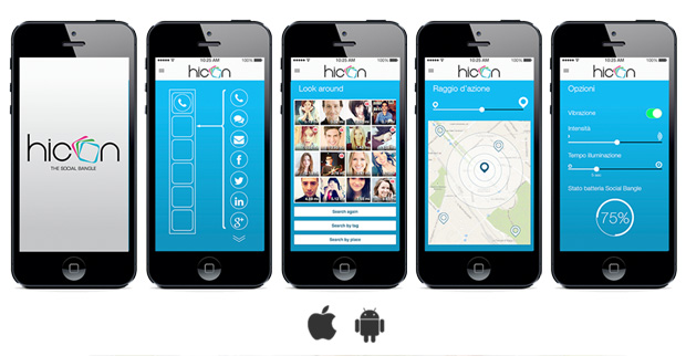 Hicon is all your social networks, made wearable! | Indiegogo