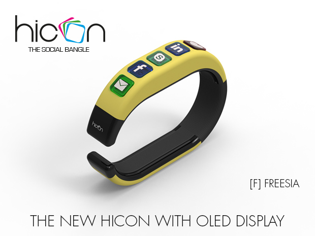 Hicon is all your social networks, made wearable! | Indiegogo