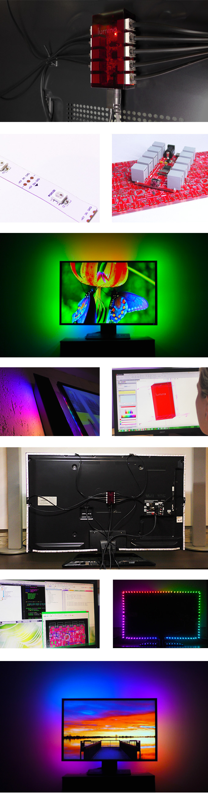 LUMINO - ambient backlight for your screens | Indiegogo
