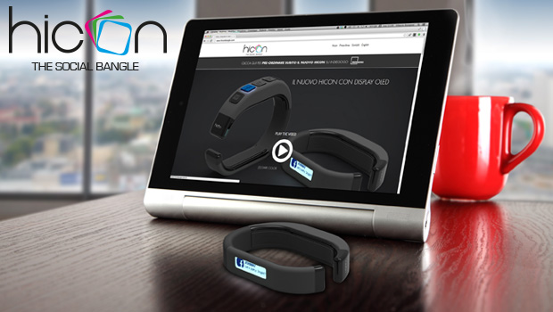 Hicon is all your social networks, made wearable! | Indiegogo