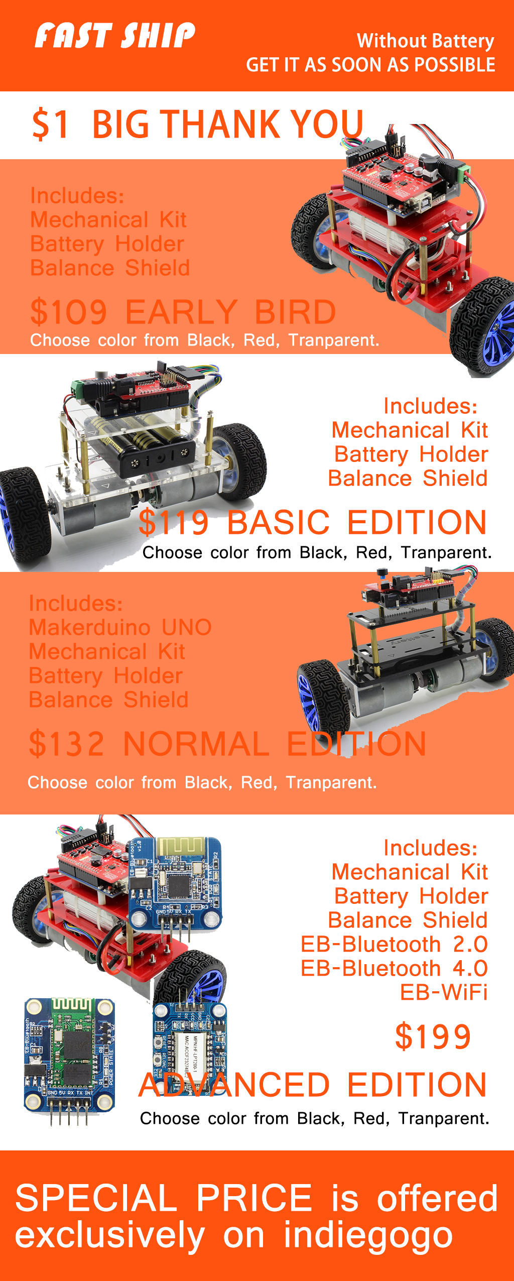 Balanbot: Best Arduino Self-balancing Robot Ever | Indiegogo